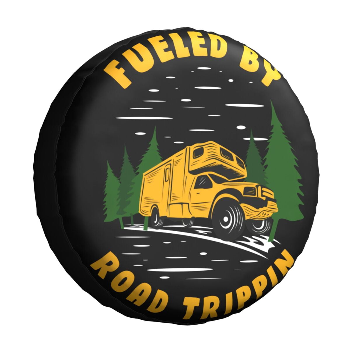 Happy Camper Camping Spare Tire Cover for Hummer Adventure Travel Car ...