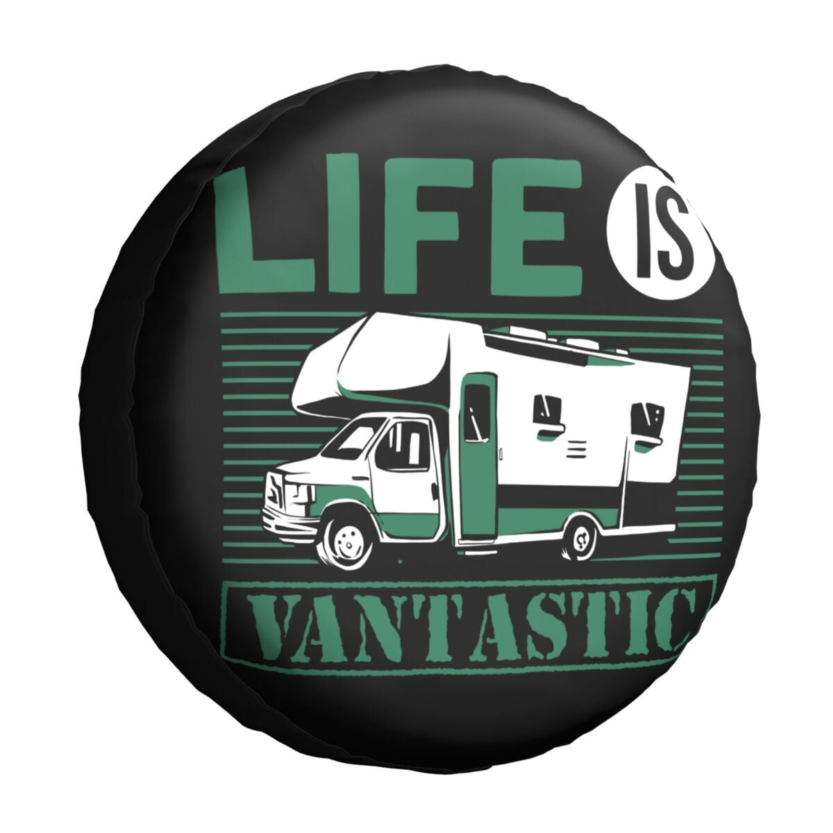 Happy Camper Camping Spare Tire Cover for Hummer Adventure Travel Car ...