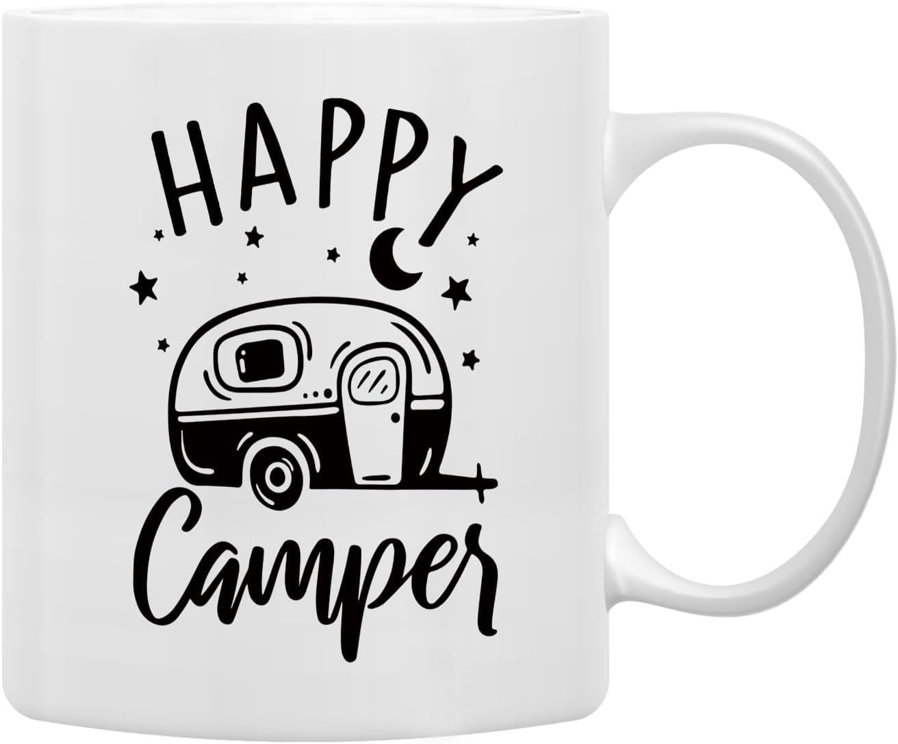 Happy Camper Coffee Mugs Mug,Funny Camping Gifts,Camping Gifts for ...