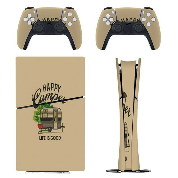 Happy Camper Life Is Good PS5/PS5 Pro/PS5 Slim Digital Disc Skin ...