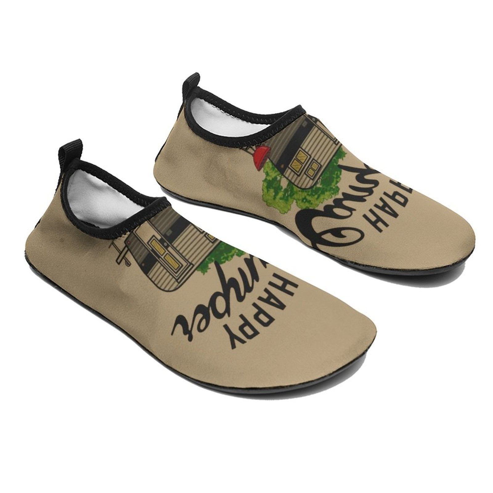 Happy Camper Life Is Good Water Shoes Beach Slip-on Shoes for Men Women ...