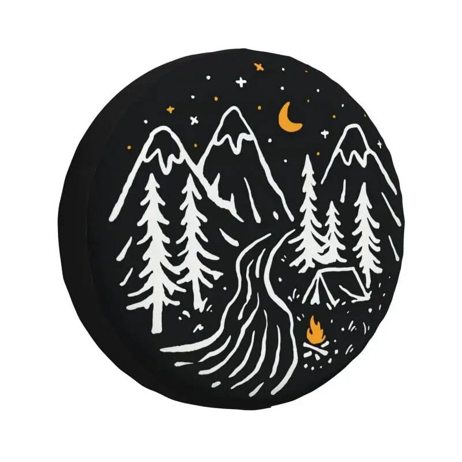 Happy Camper No Complaints Spare Tire Cover For Prado Pajero Eep Rv Suv