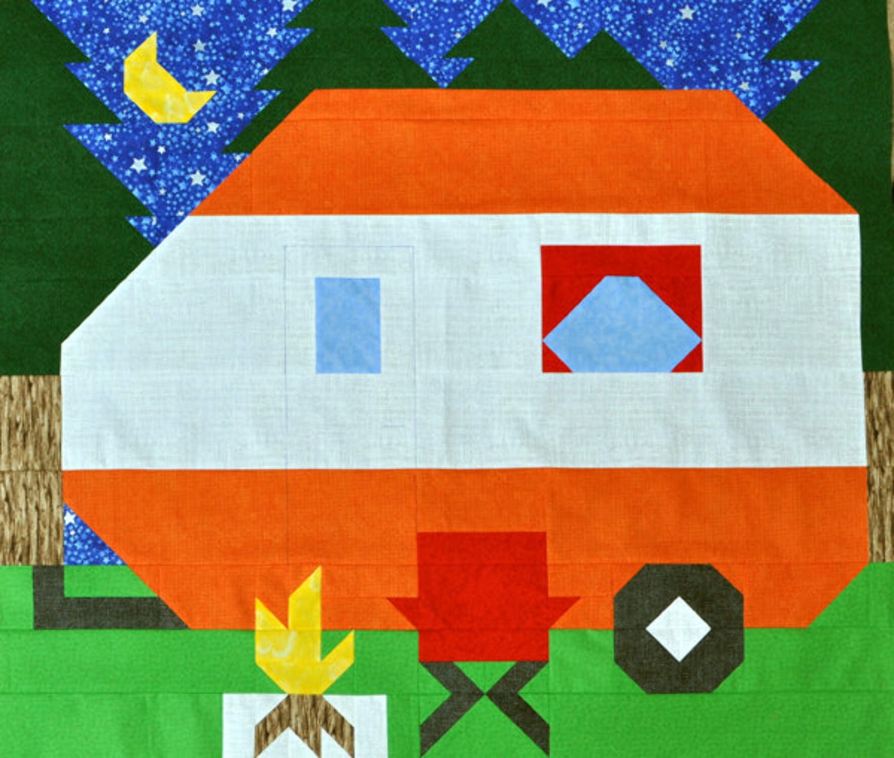 Happy Camper Quilt Pattern - Walmart.com