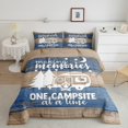 Happy Camping Bedding for Girls,Camper Comforter Set for Travel ...