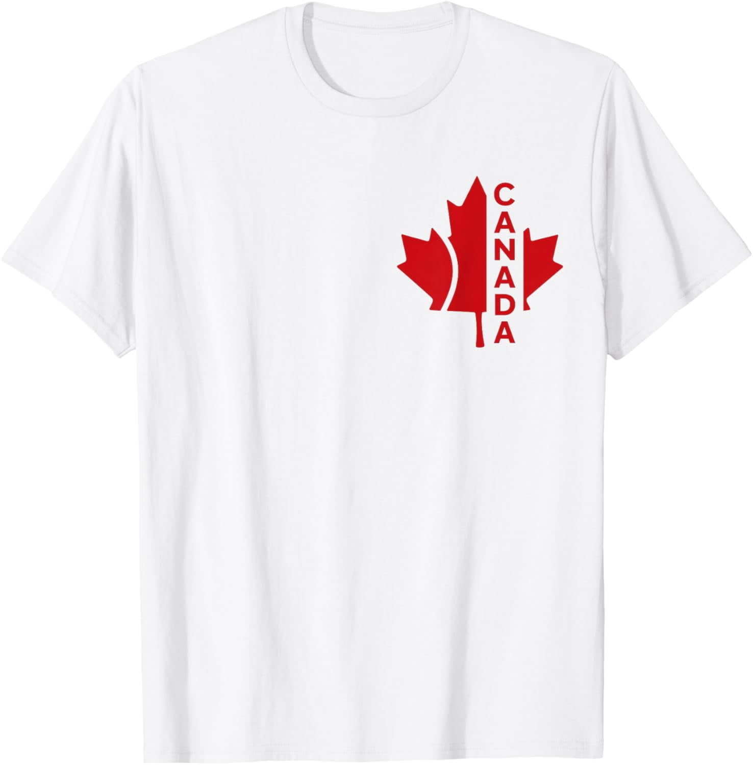 Happy Canada Day Funny Maple Leaf Canada Day T-Shirt mens t shirt，white ...