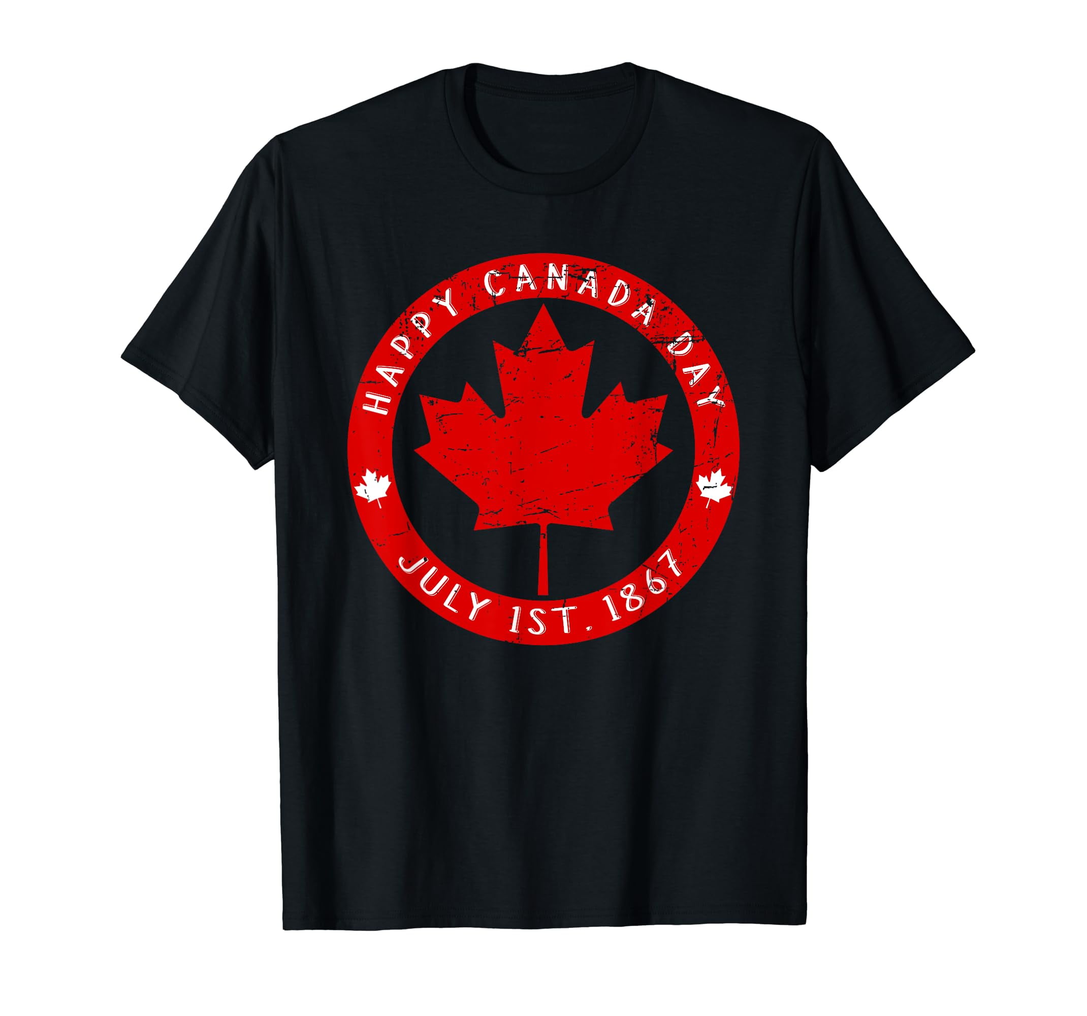 Happy Canada Day July 1st 1867 Canadian Holiday Souvenir T-Shirt ...