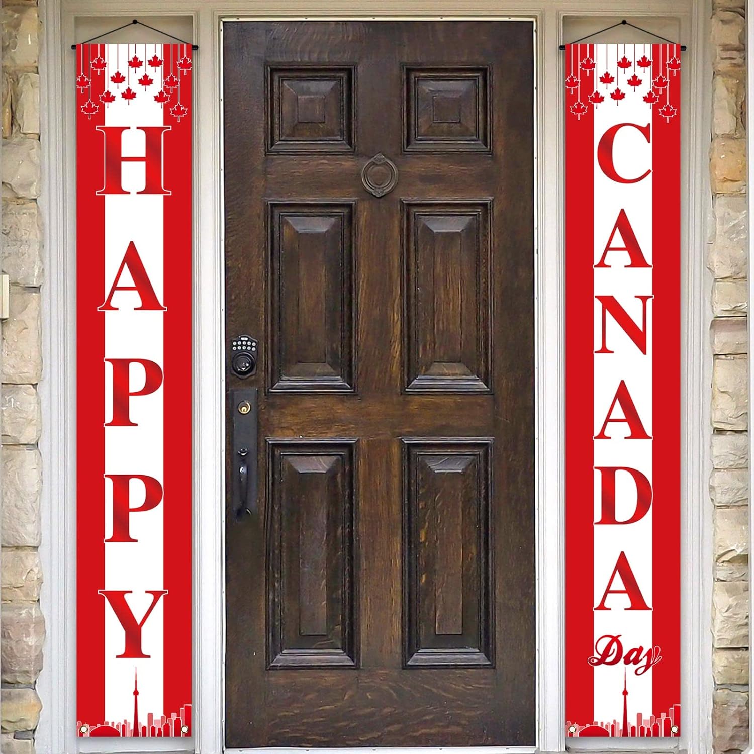 Happy Canada Day Porch Banner July 1st Canadian National Day Party ...