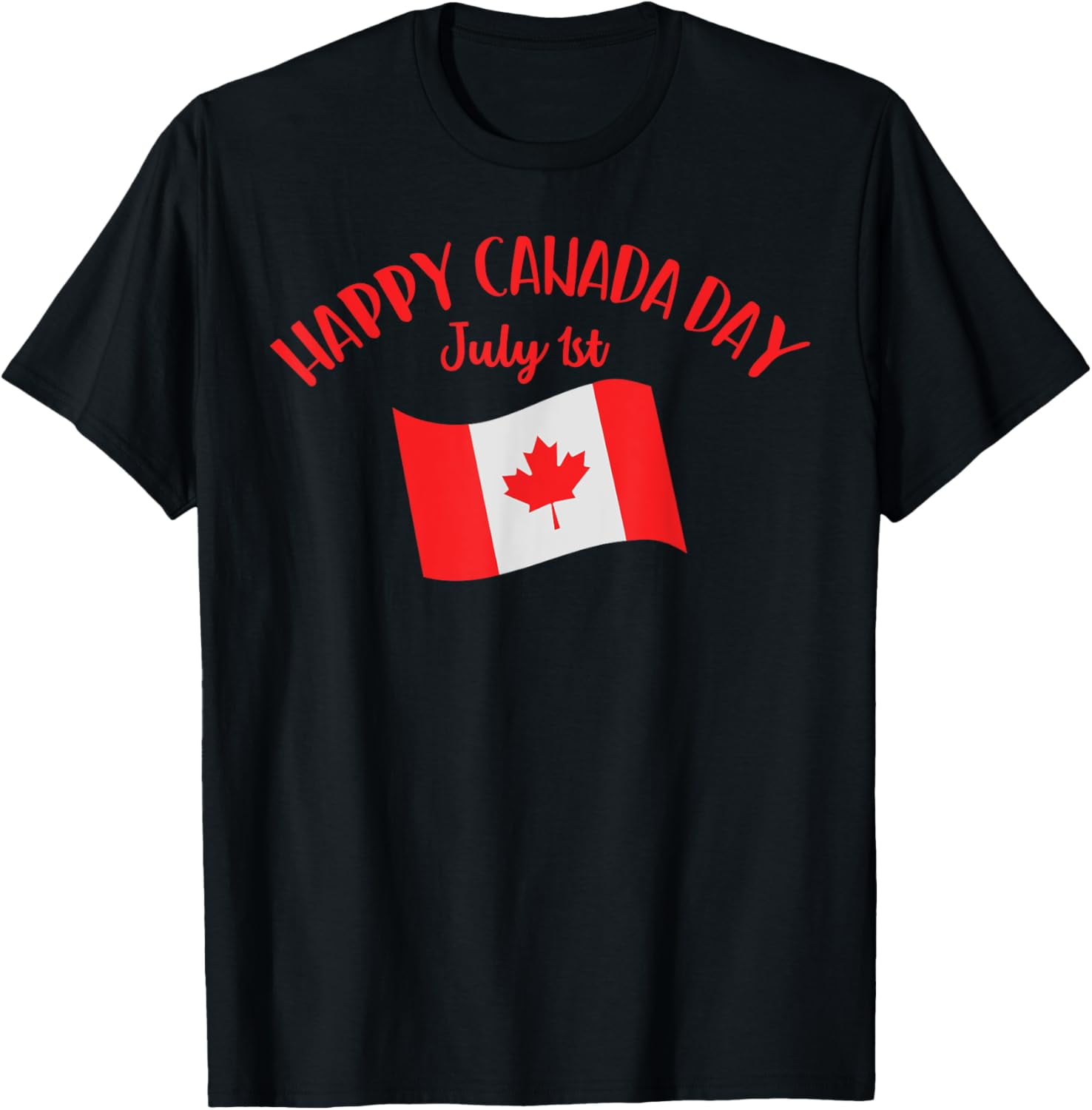 Happy Canada Day Shirt Funny Canadian Flag Maple Patriotic T-Shirt ...