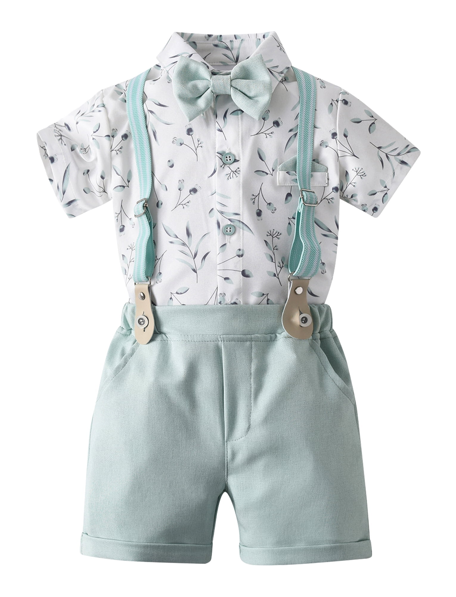 Happy Cherry Baby Boy Dress Clothes Infant Formal Wear Newborn Wedding ...