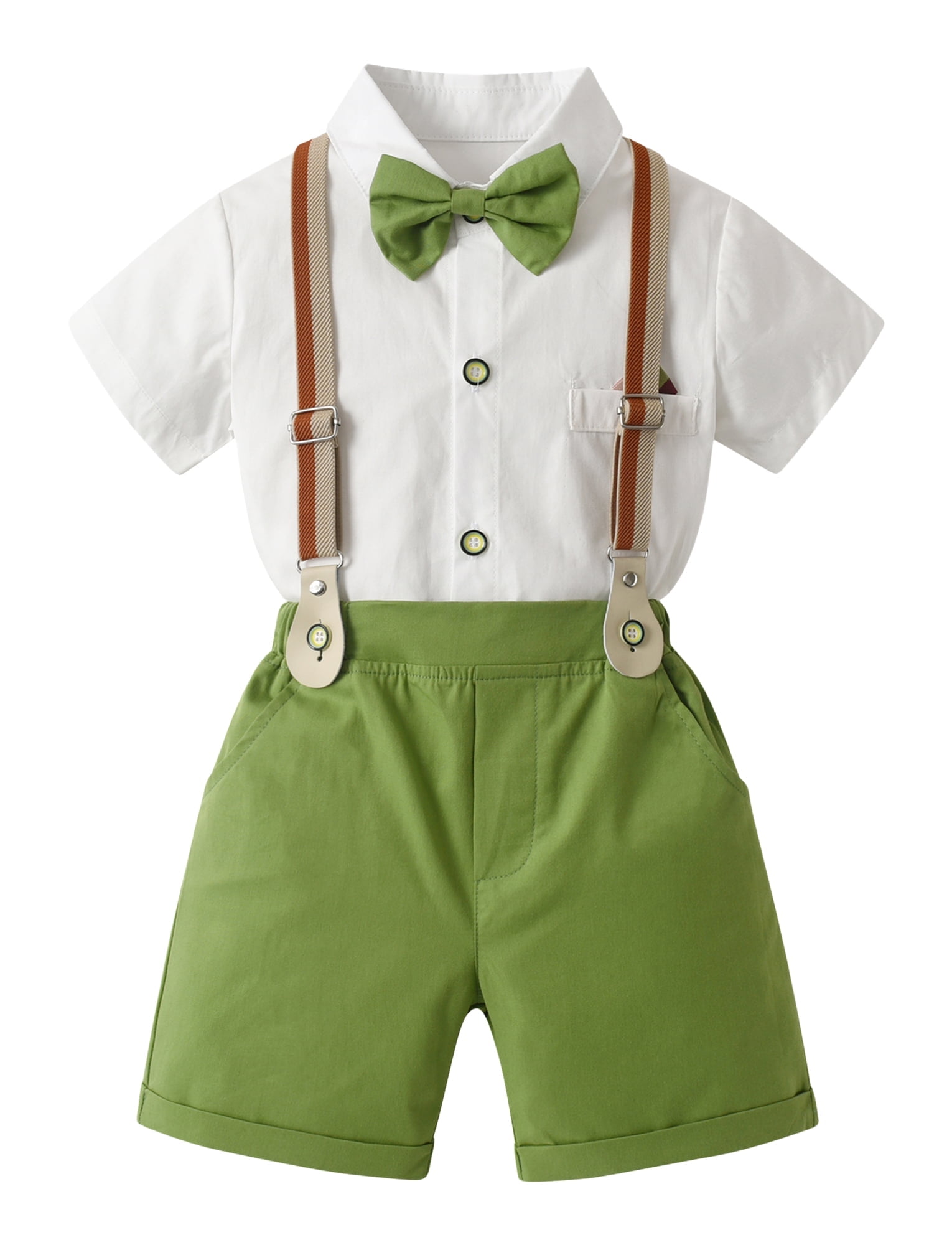Happy Cherry Baby Boy Dress Clothes Infant Formal Wear Newborn Wedding ...