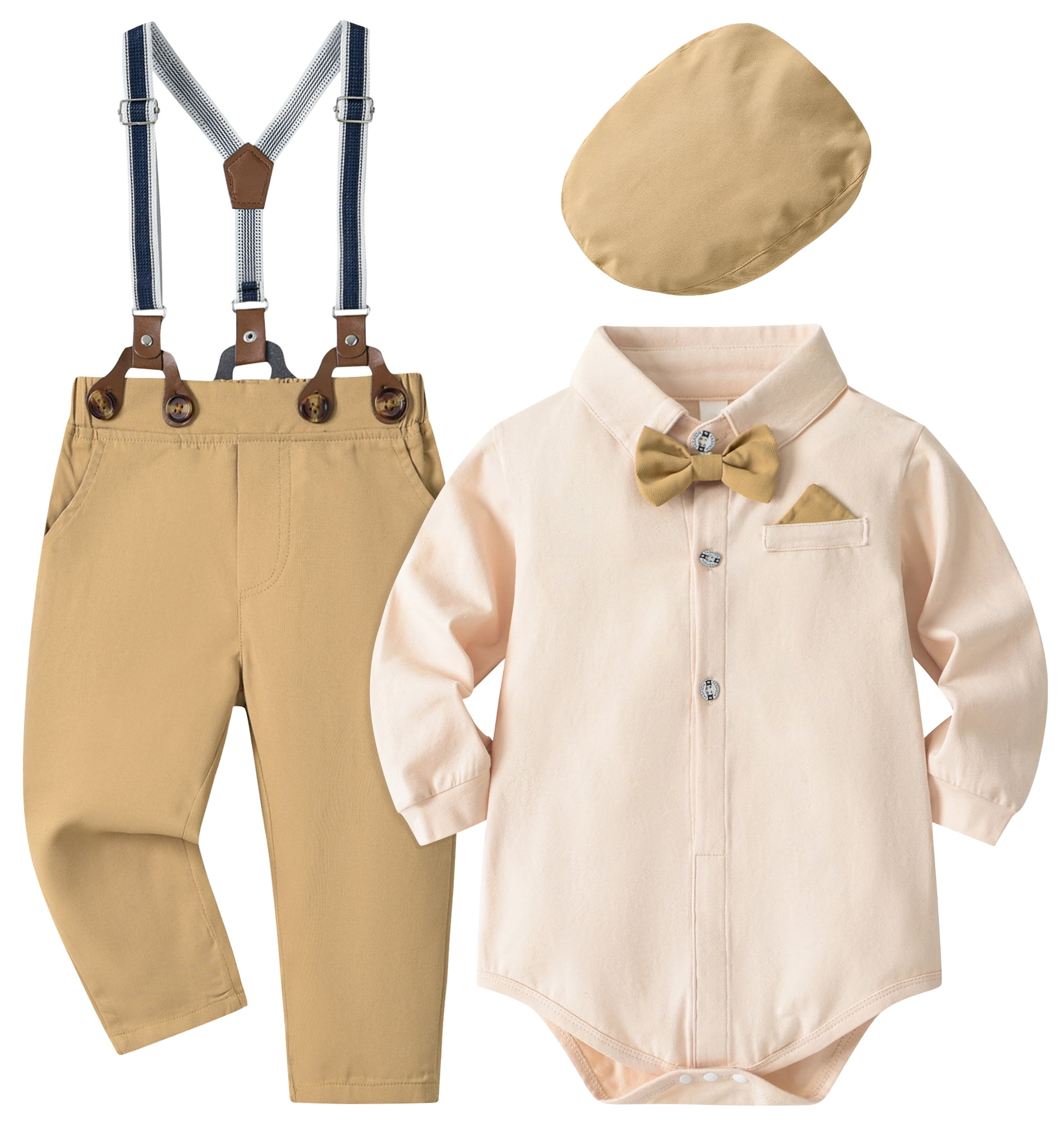 Happy Cherry Baby Boy Dress Clothes Infant Wedding Outfits Newborn ...