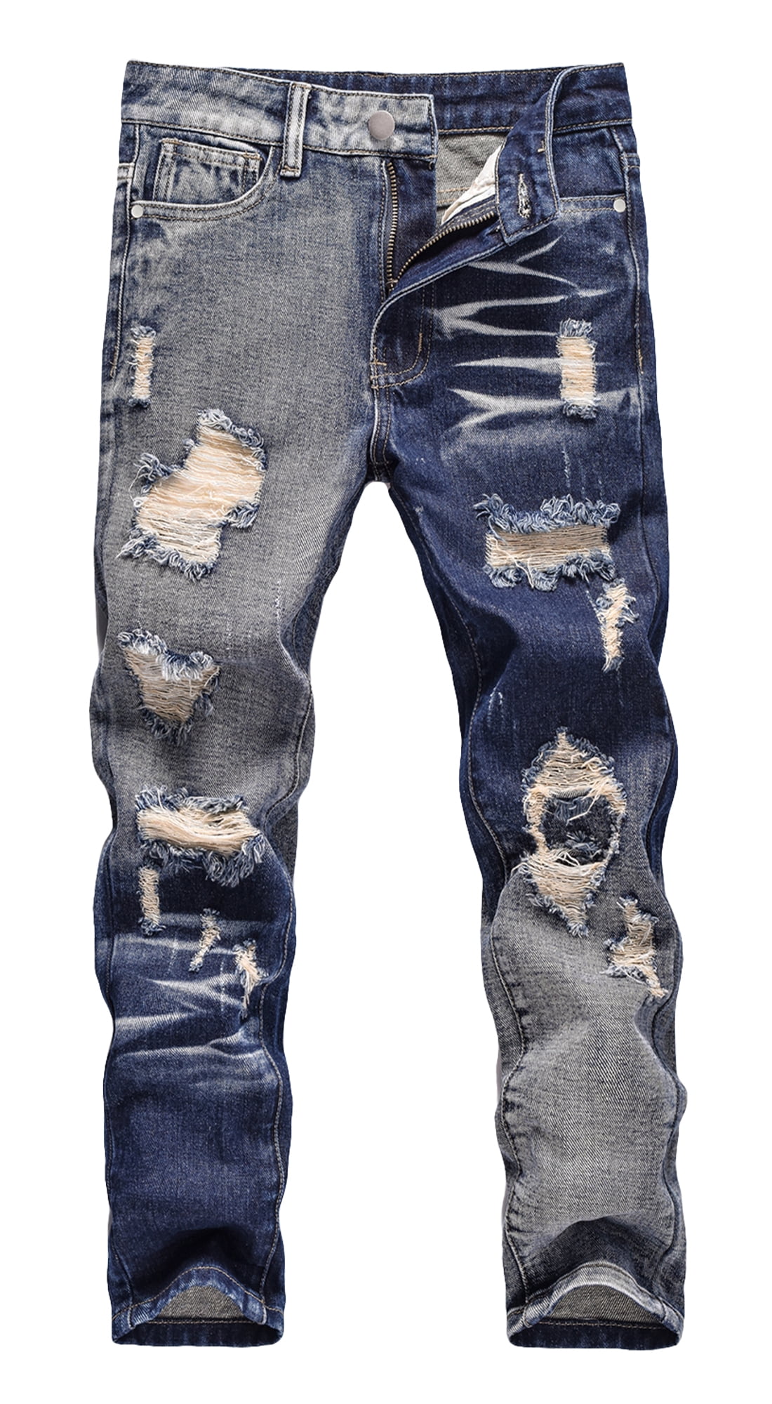 Happy Cherry Boys Jeans Denim Pants Ripped Kids Skinny Jeans Fit ...