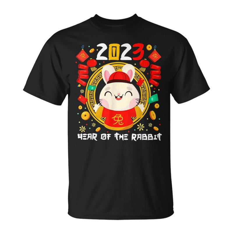 Happy Chinese New Rabbit Year 2023 Year Of The Rabbit TShirt - Walmart.com