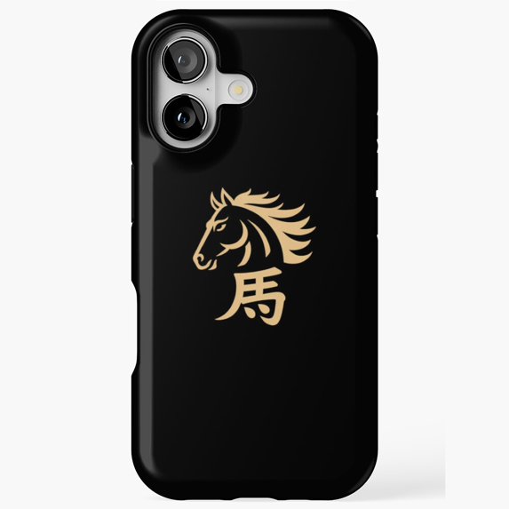 Happy Chinese New Year Horse Phone Case 17 16 15 14 13 12 11 Pro Max ...