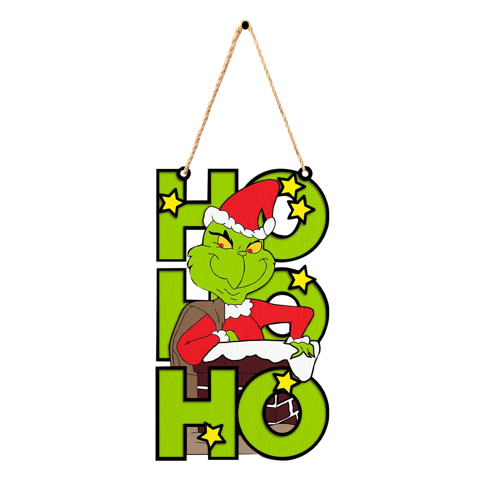 🎅 Happy Christmas Christmas Decor Festive Christmas Door Hanger Holiday ...