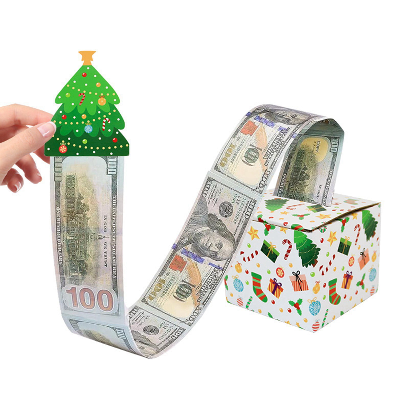 Happy Christmas Surprise Money Holder Cash Dispenser, Christmas Money ...