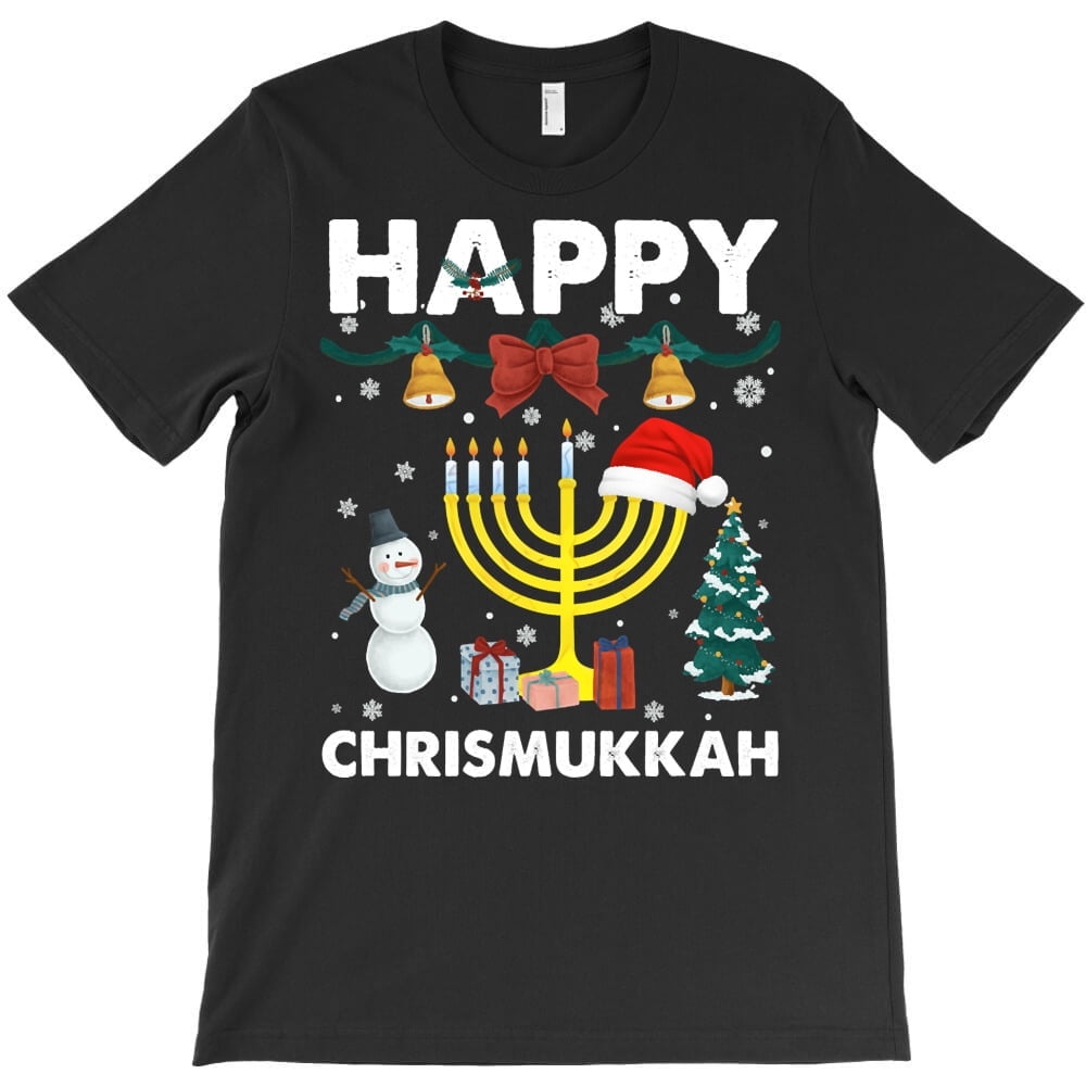 Happy Christmukkah Funny Jewish Christmas Hanukkah Chanukah Interfaith ...