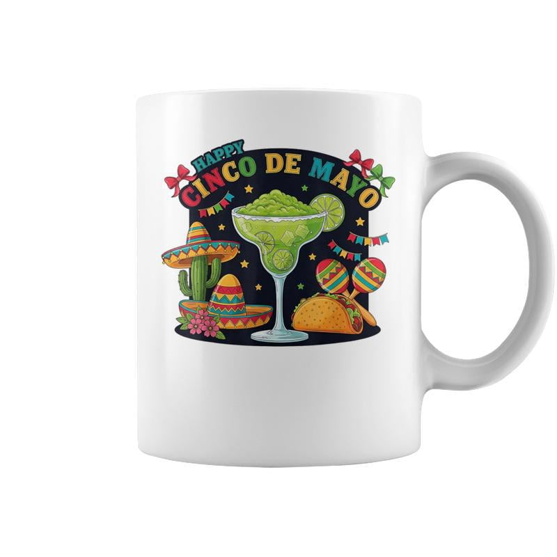 Happy Cinco De Mayo Fiesta Mexican Party 5 De Mayo Coffee Mugs ...