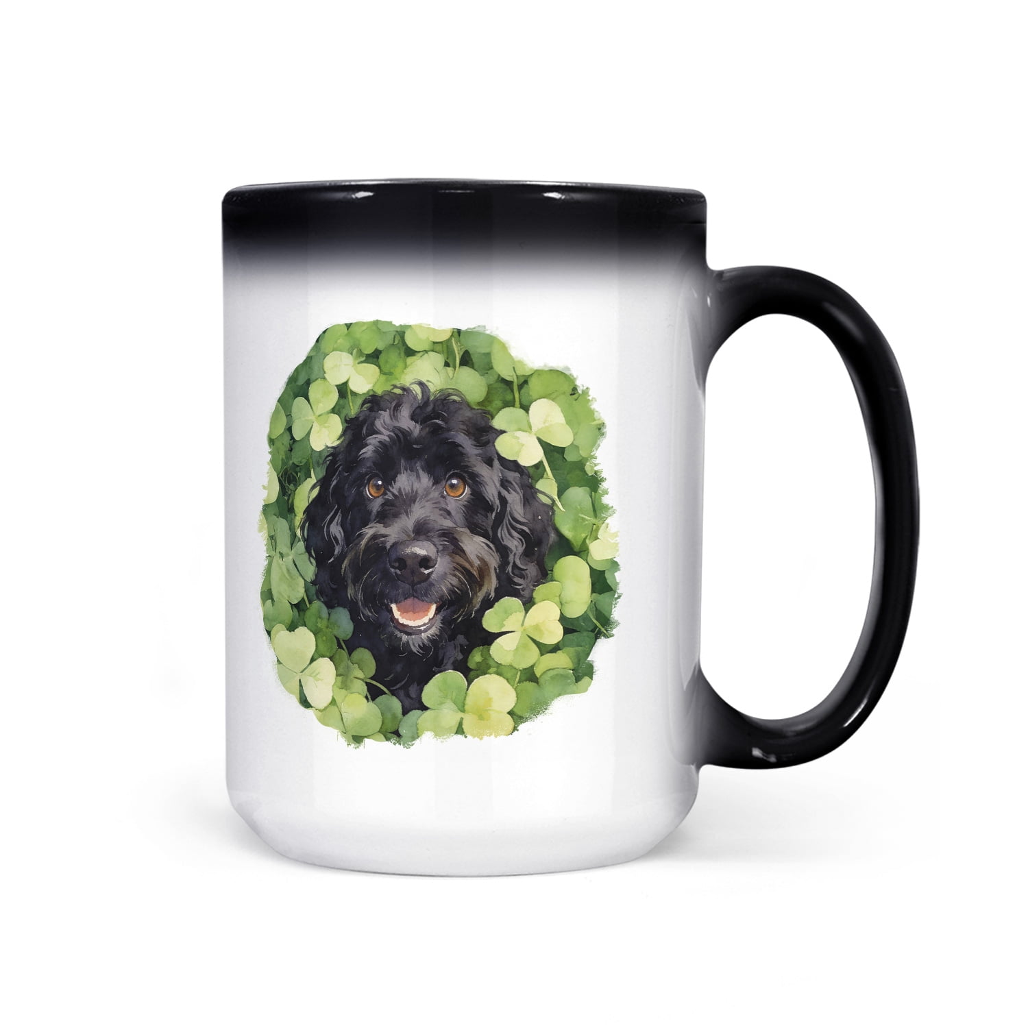 Happy Cockapoo Welcome St Patrick's Day Lucky Shamrocks Clover Heat ...