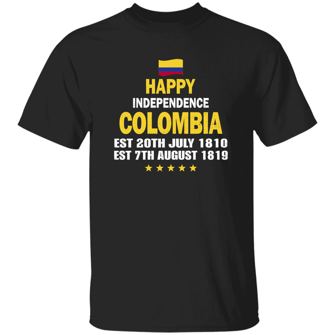 Happy Colombia Flag Day Est 20Th July And 7Th August Colombian Proud ...