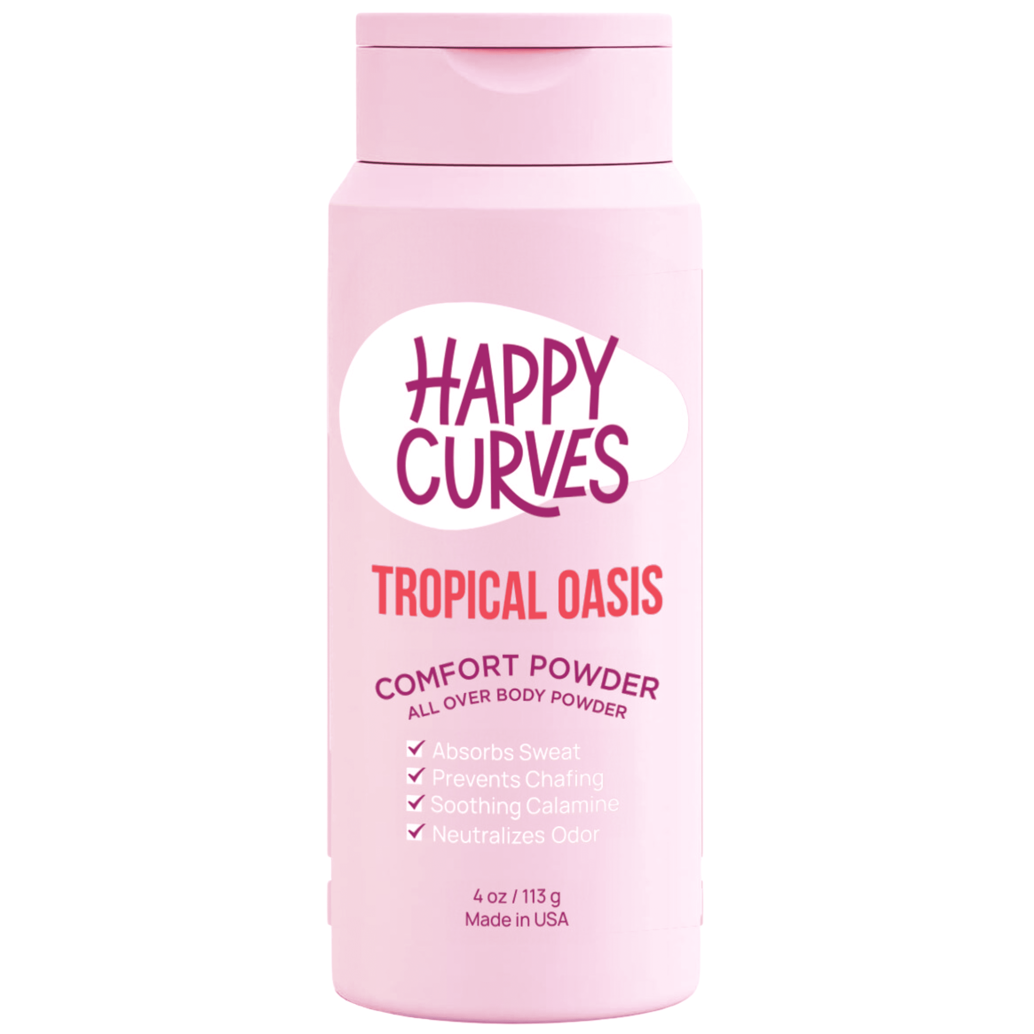 Happy Curves Comfort Powder, Talc & Aluminum Free Deodorant for Women ...