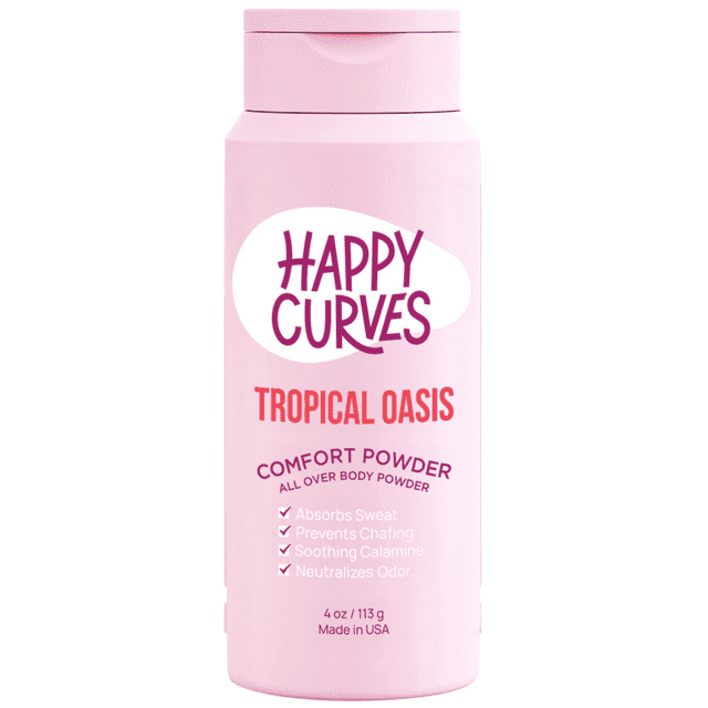Happy Curves Comfort Powder, Talc & Aluminum Free Deodorant for Women ...