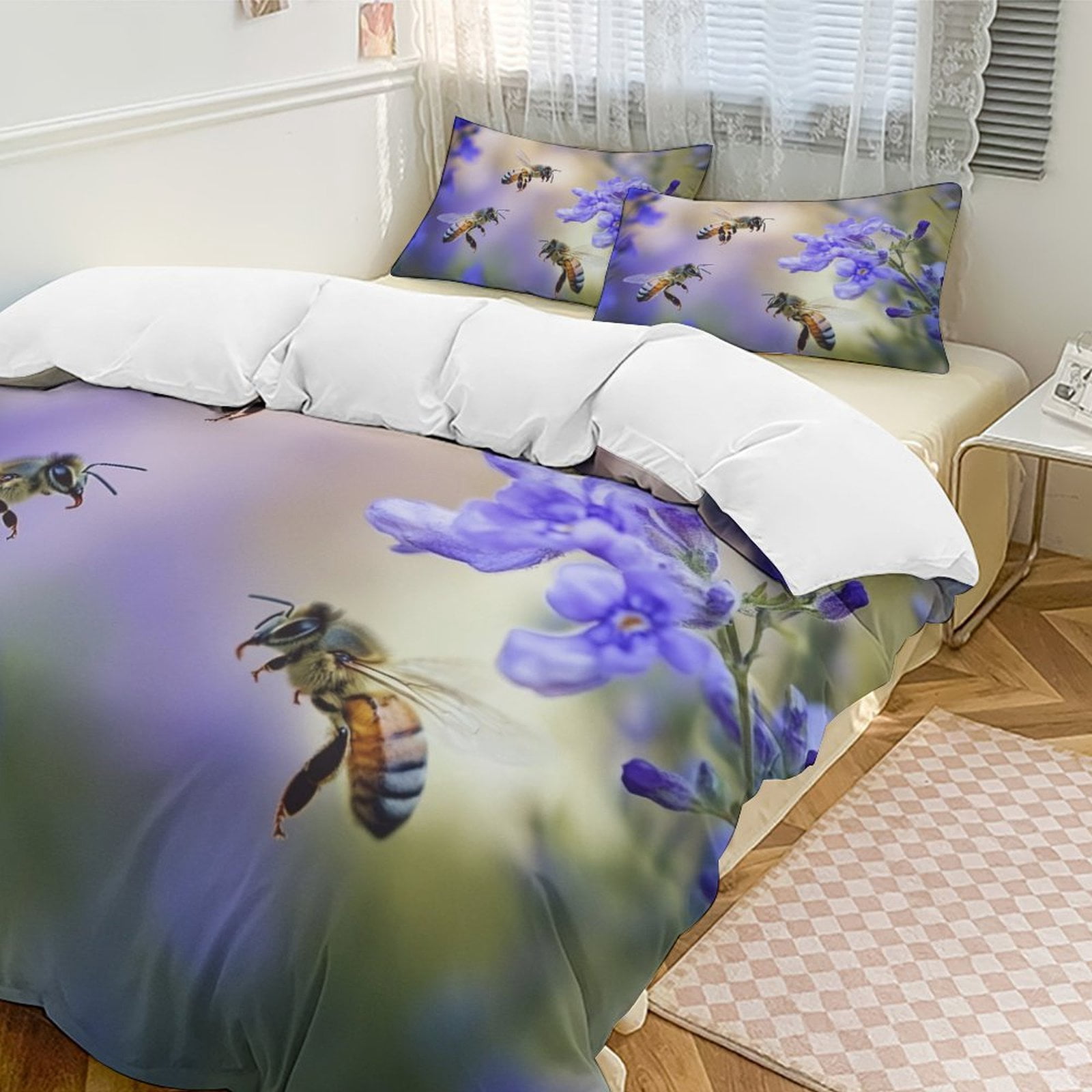 Happy Cute Bees 3D Duvet Cover Set Quilt Cover Theme of Kid Boy Girl ...