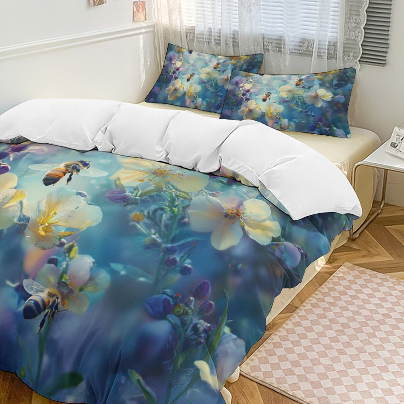 Happy Cute Bees 3D Duvet Cover Set Quilt Cover Theme of Kid Boy Girl ...