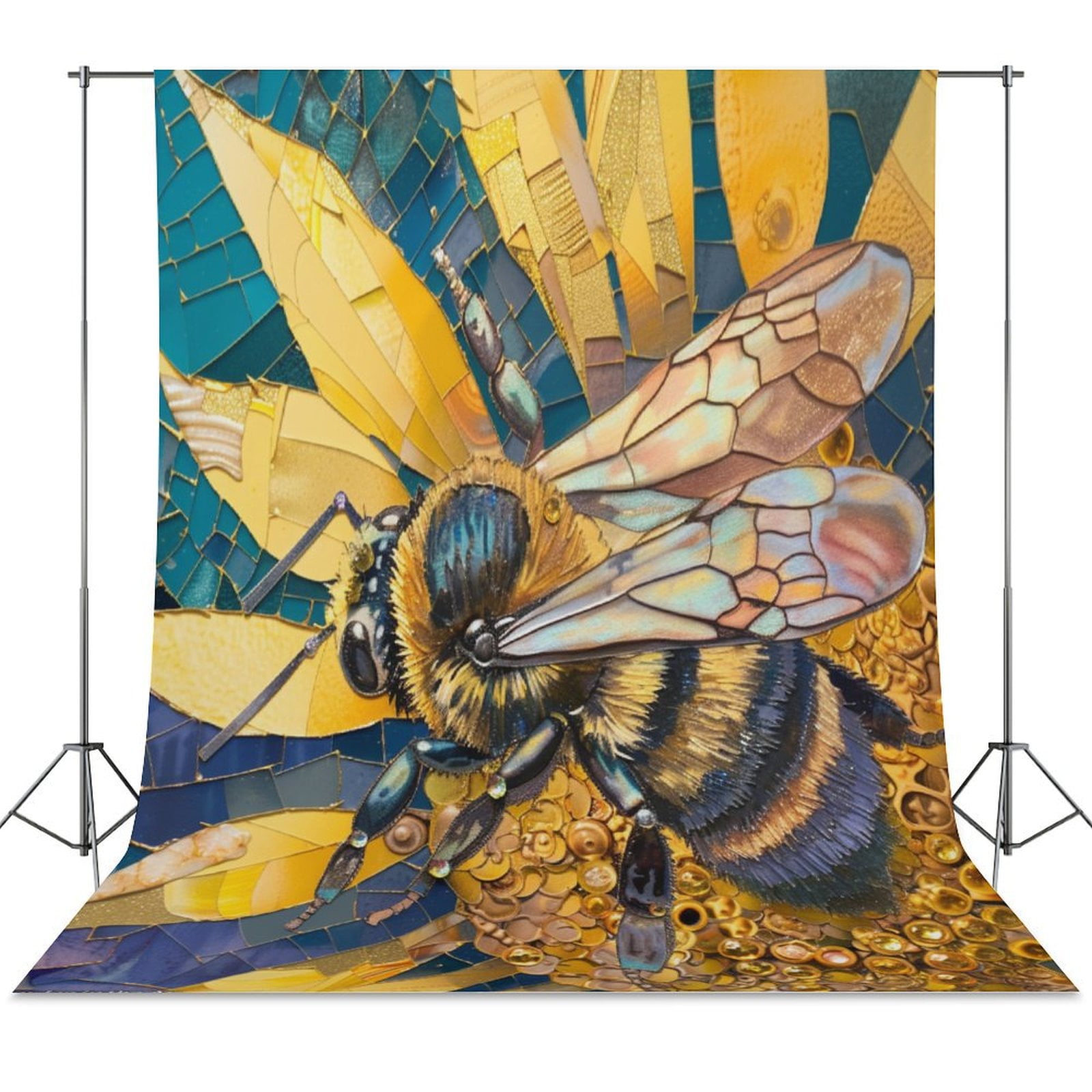 Happy Cute Bees Spring Backdrop Backdrops for Photography Photo ...