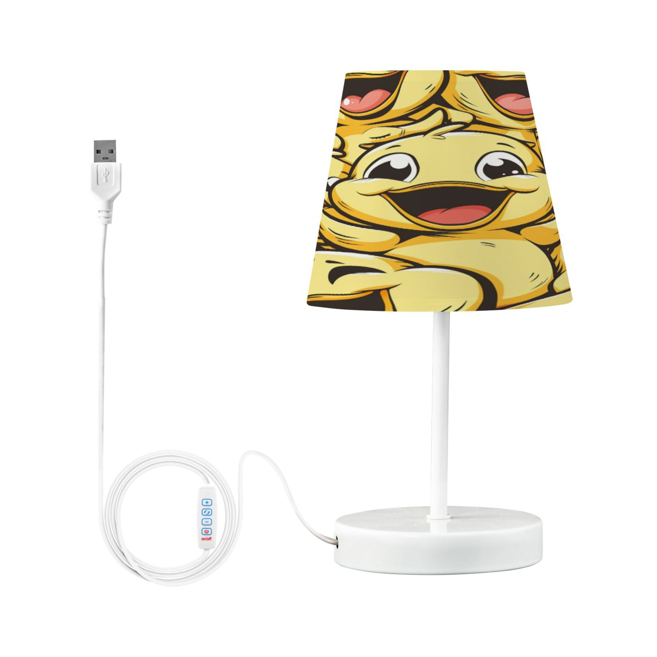 Happy Cute Ducks Desk Lamp LED Table Nightstand Lamps with 3 Color ...
