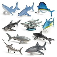 Sharks Toys Action Figure Bucket - 41 Piece Playset, 15 Unique Sculpts ...