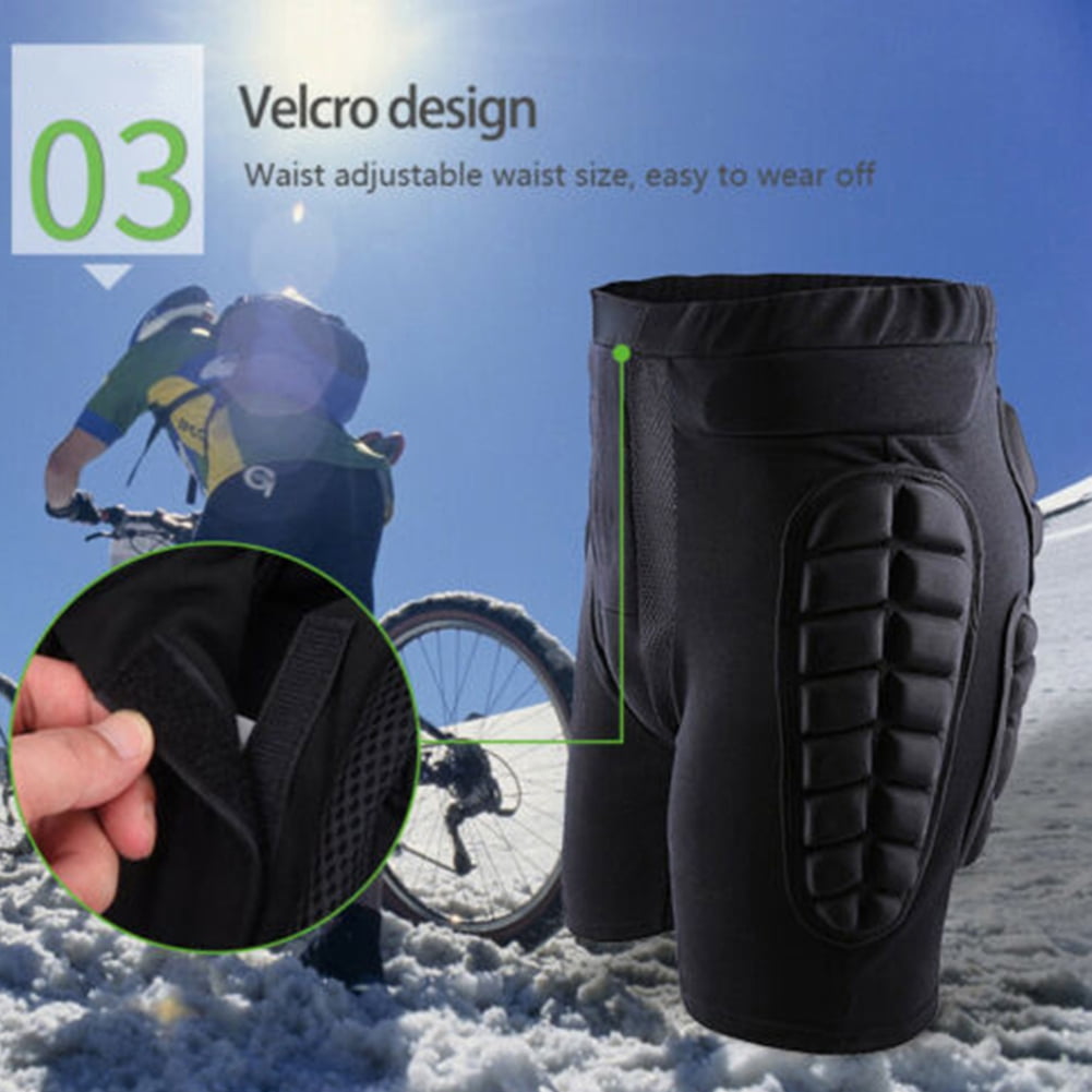 Happy Date 3D Protection Hip Butt EVA Paded Short Pants Protective Gear ...