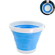 SAMMART 10L Collapsible Bucket with Locking Lid - Portable, Foldable ...