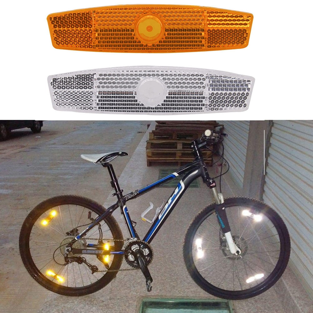 Happy Date 6 Pieces Bicycle Wheel Spoke Reflector Night Safety Riding ...