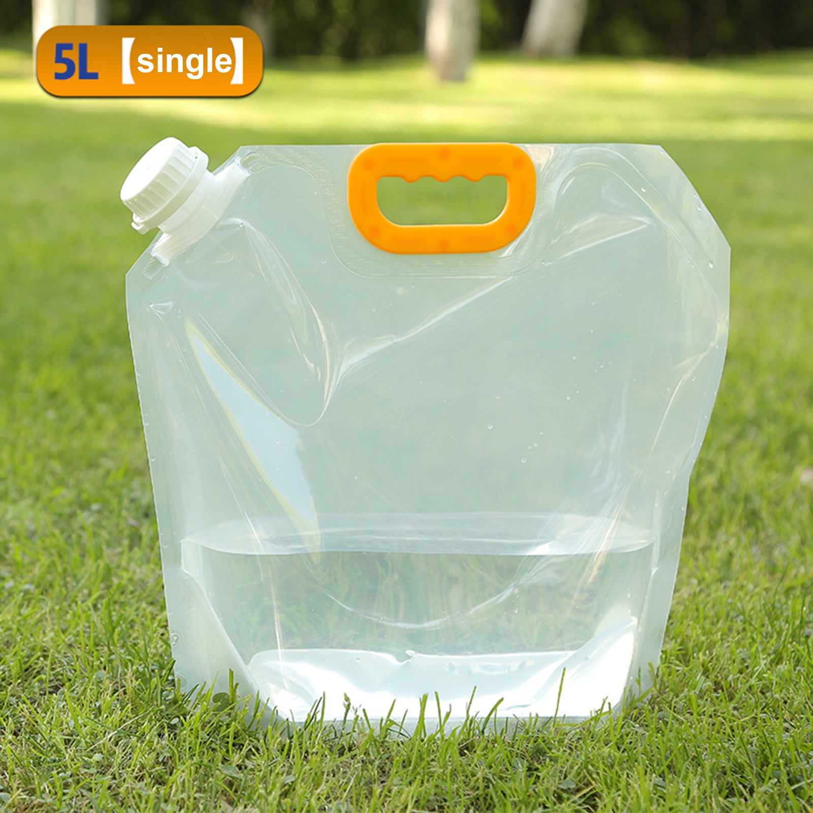 Happy Date Collapsible Emergency Water Jug Container Bag, Freezable ...