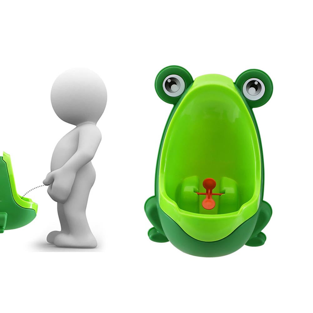Happy Date Cute Frog Potty Training Urinal for Boys with Funny Aiming ...