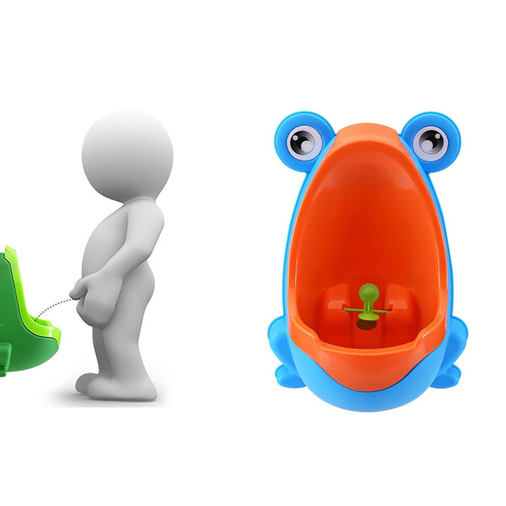 Happy Date Cute Frog Potty Training Urinal for Boys with Funny Aiming ...