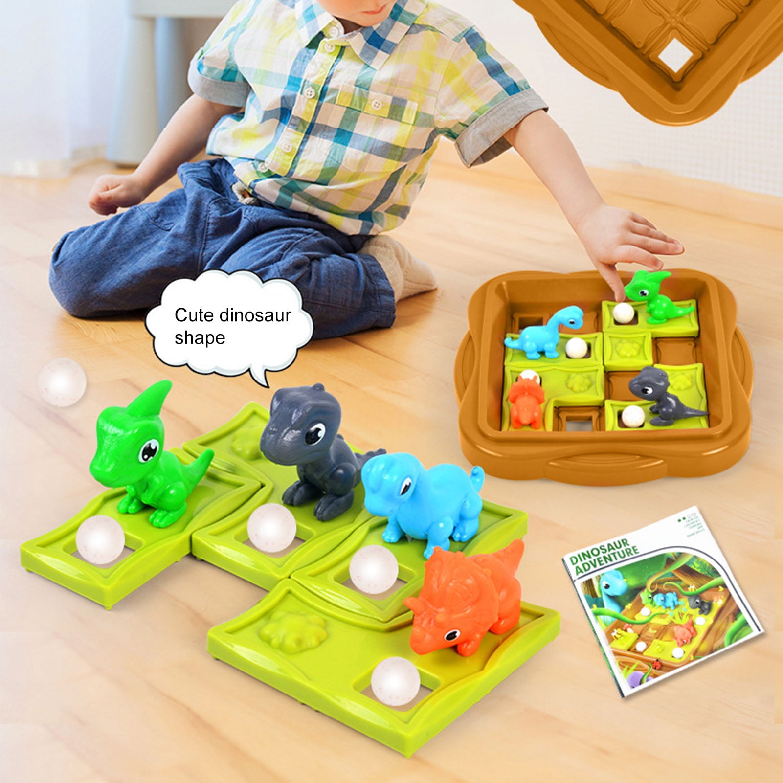 Happy Date Dinosaur Battle Board Game Bounce Shooting Toy for Boys and ...