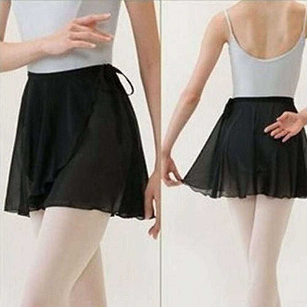 Happy Date Girls Ballerina Sheer Wrap Ballet Tutu Dress Child Dance ...