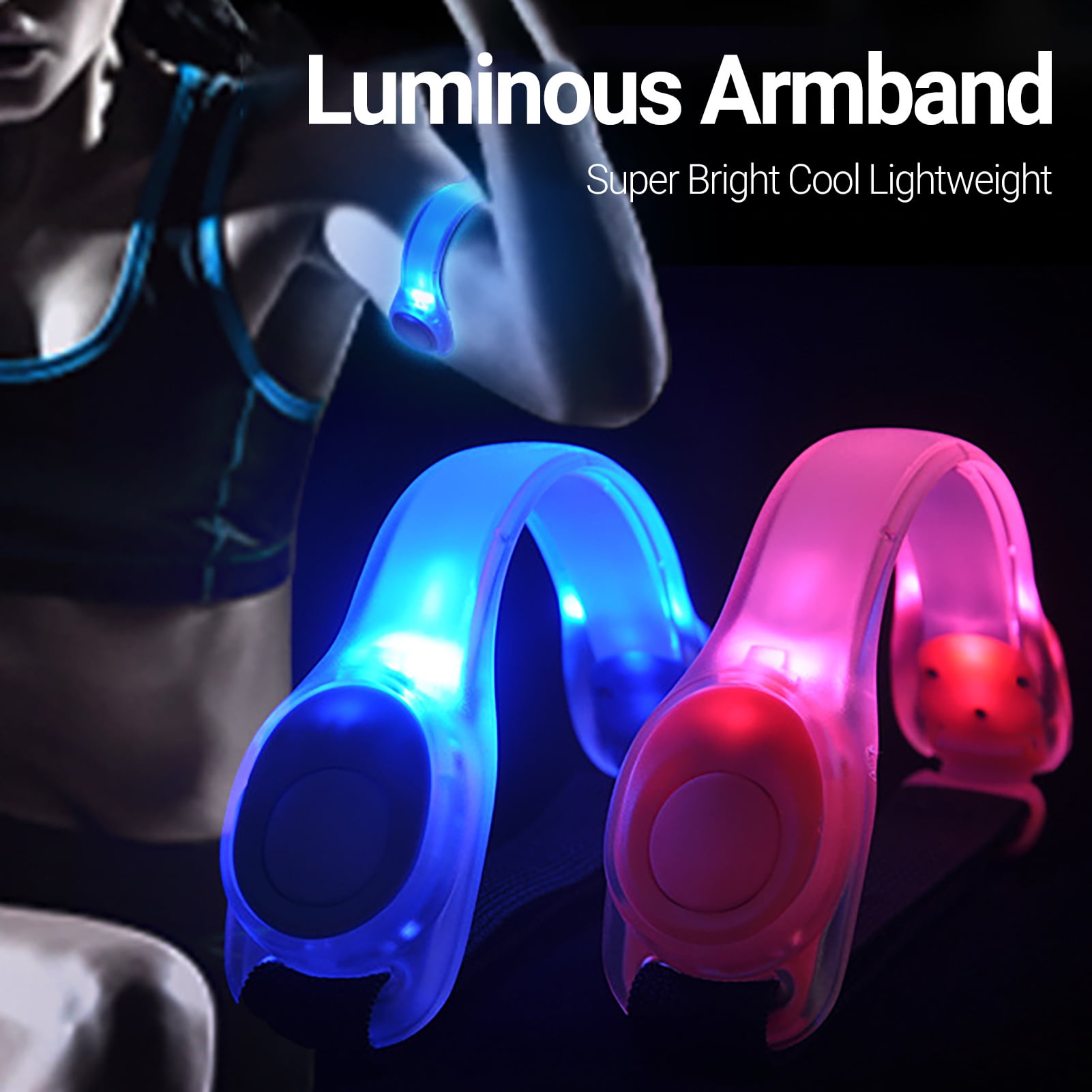 Happy Date LED Flash Shoe Safety Clip Lights for Runners & Night ...