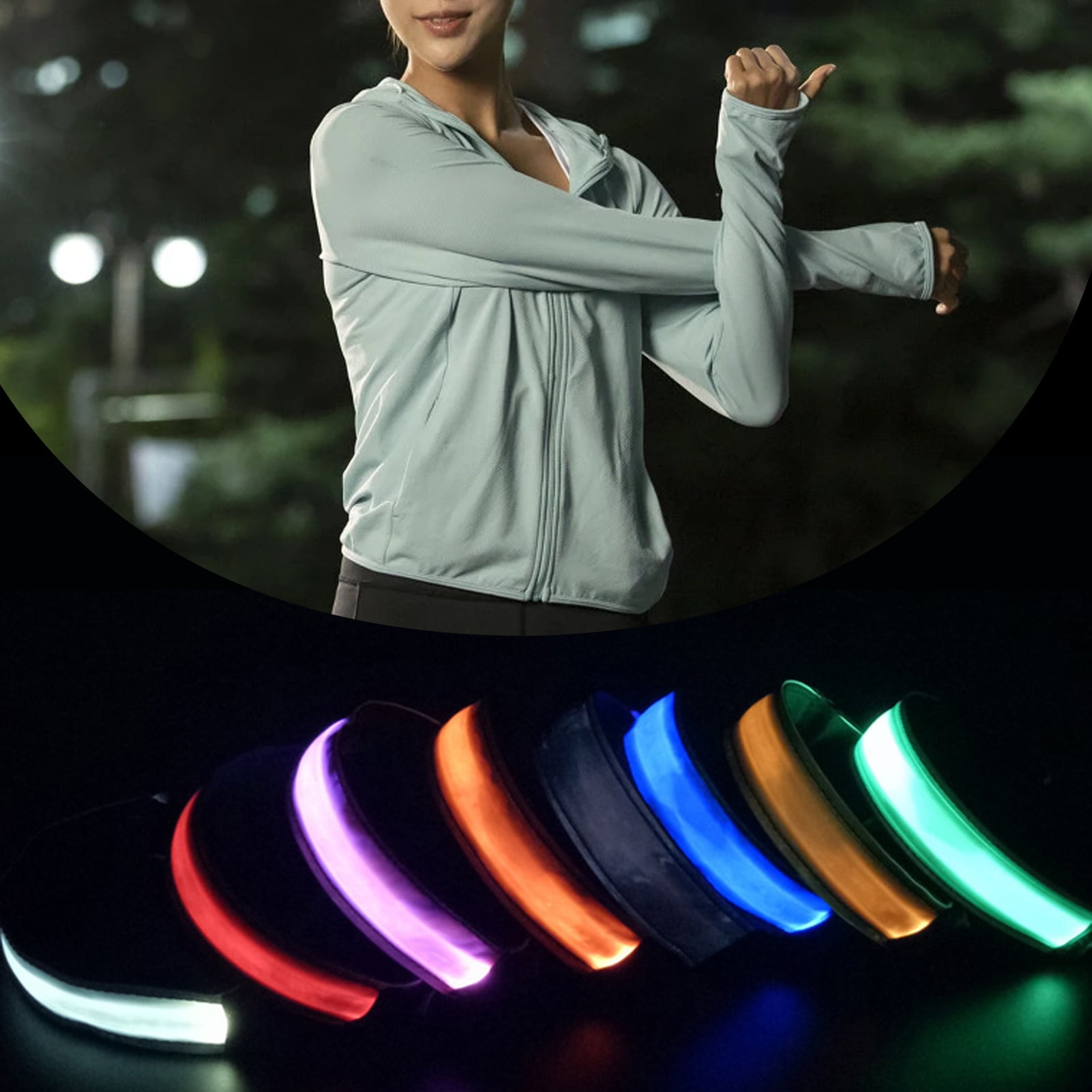 Happy Date LED Reflective Belt -High Visibility Gear for Running ...