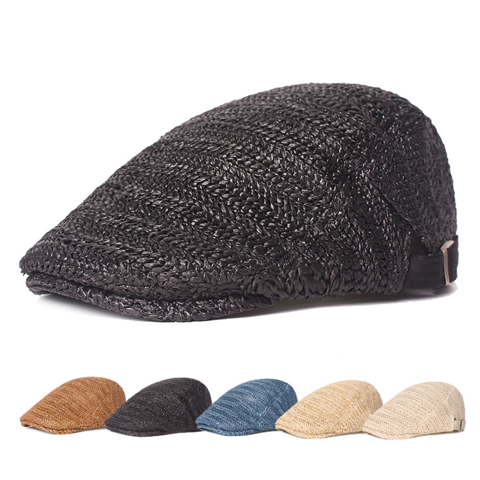 Happy Date Men Newsboy Cap Flat Driving Hat Newsboy Hats for Men ...