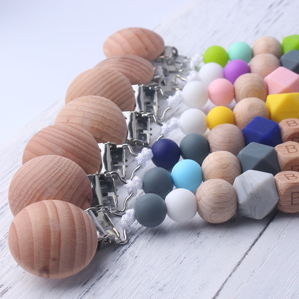 Happy Date Pacifier Metal Clip for Babies Infants and Toddlers Unisex ...