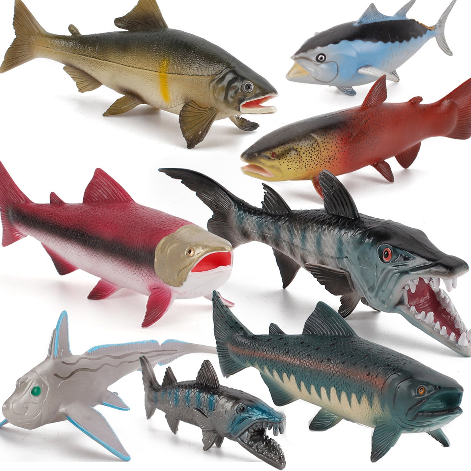 Happy Date Premium Collectable Shark Toy Playset, Great White Shark ...