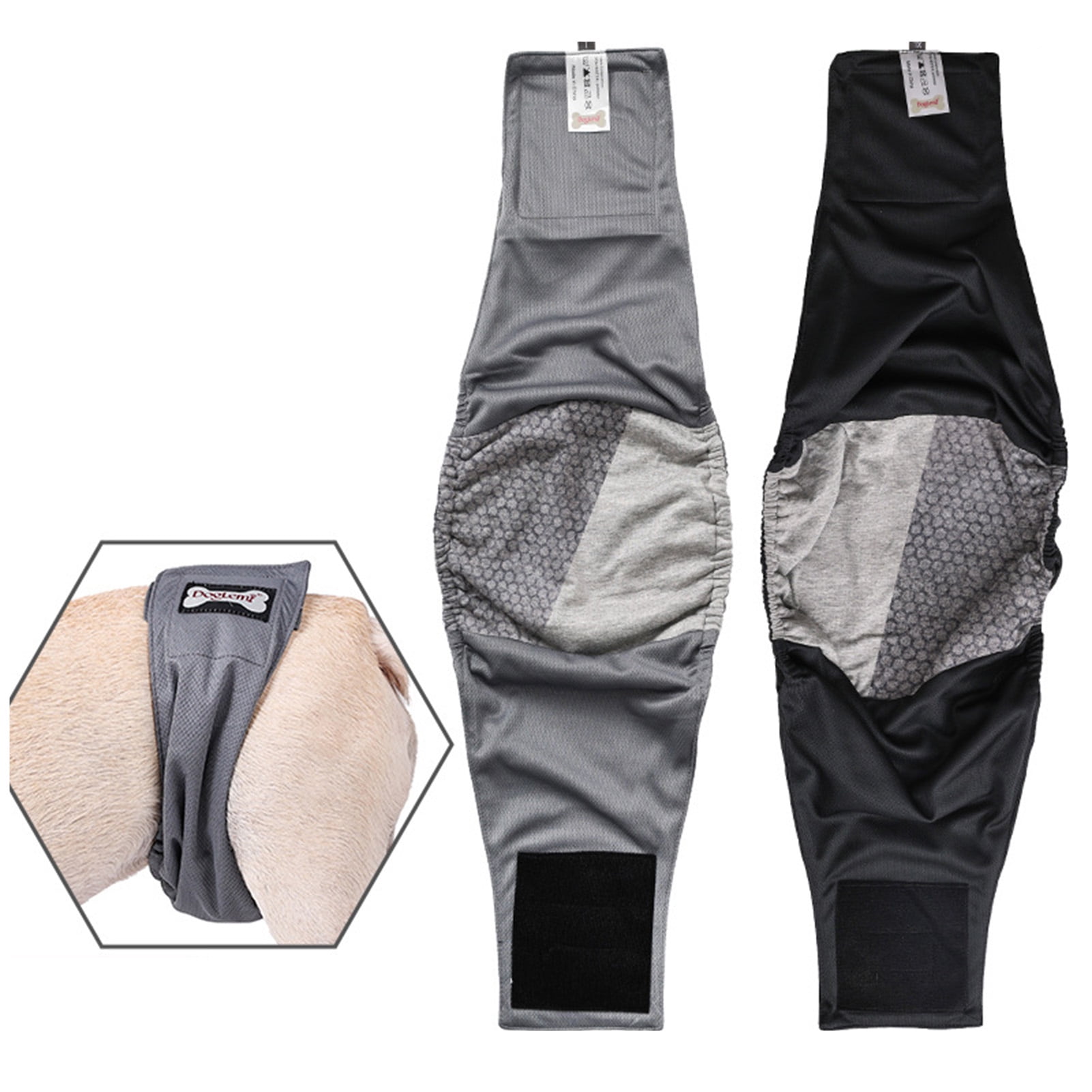 Happy Date Premium Washable Dog Belly Bands of Male Dog Diapers, Dog ...