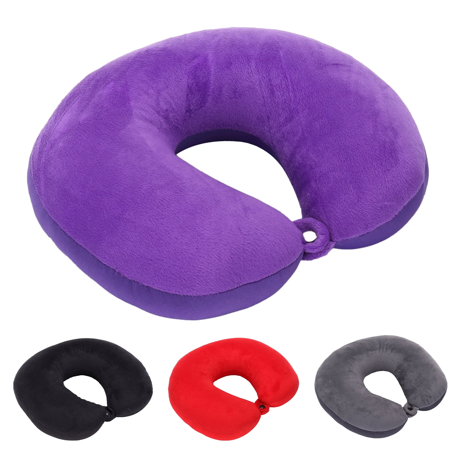 Happy Date Travel Pillow Memory Foam - Head Neck Support Airplane ...