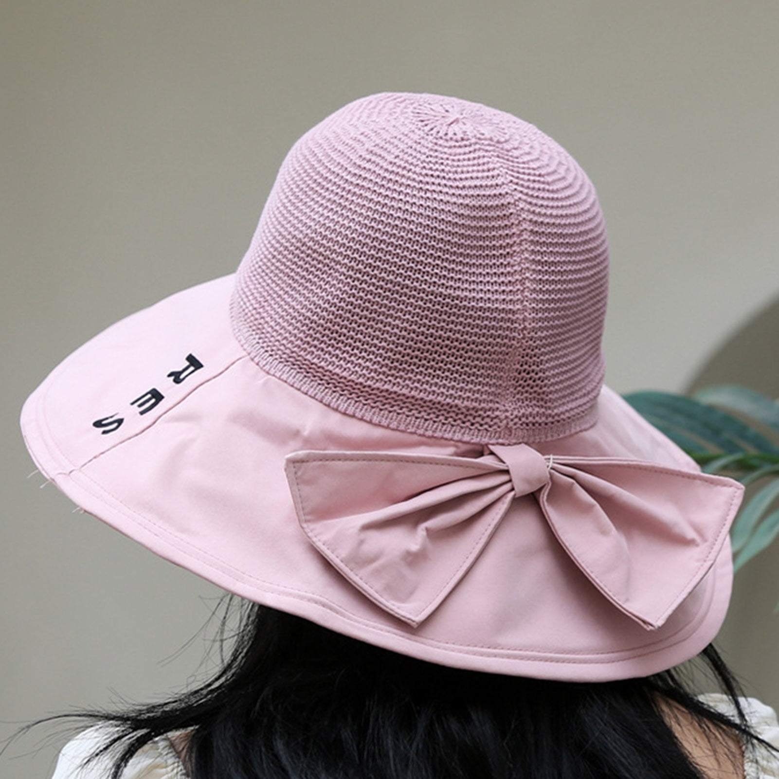 Happy Date Womens Sun Straw Hat Wide Brim UPF 50 Summer Hat Foldable ...