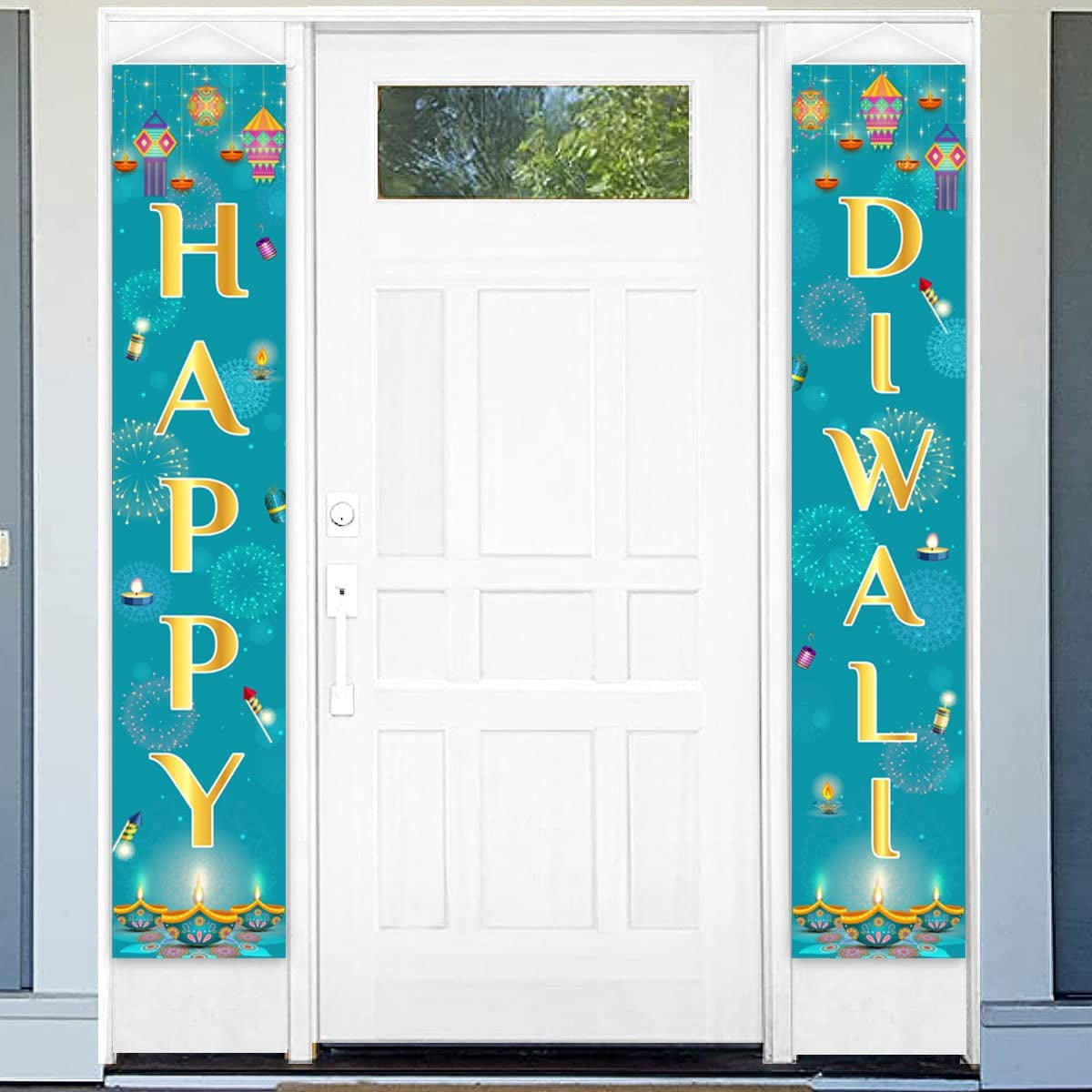 Happy Deepavali Porch Signs, Happy Diwali Decorations, Indian Deepavali ...