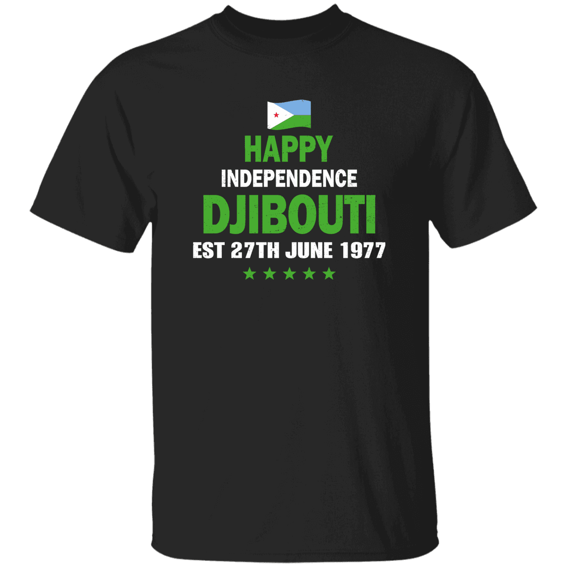 Happy Djibouti Flag Day Est 27Th June 1977 Djiboutian Proud ...