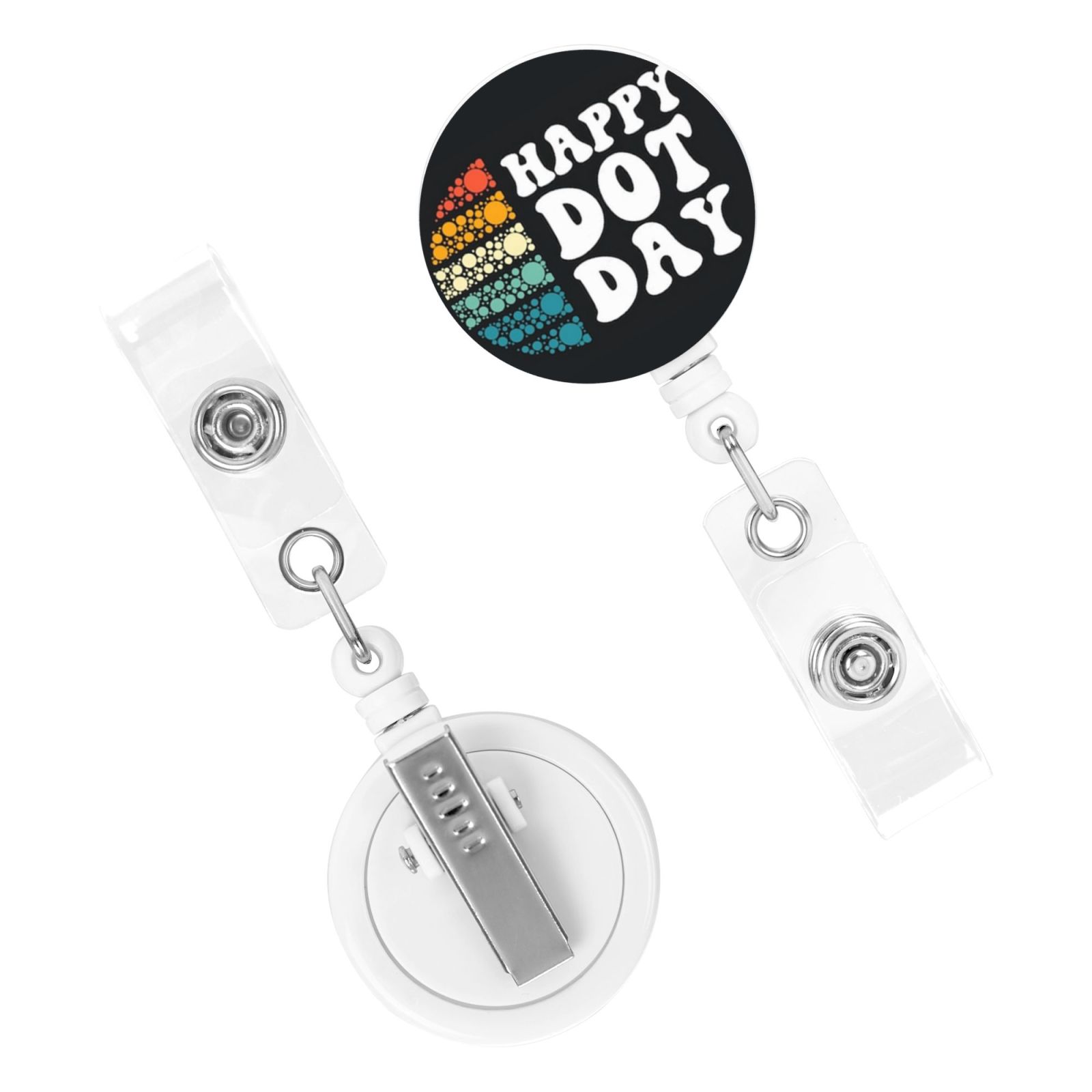 Happy Dot Day International Dot Day 2025 Badge Reel Retractable Badge ...